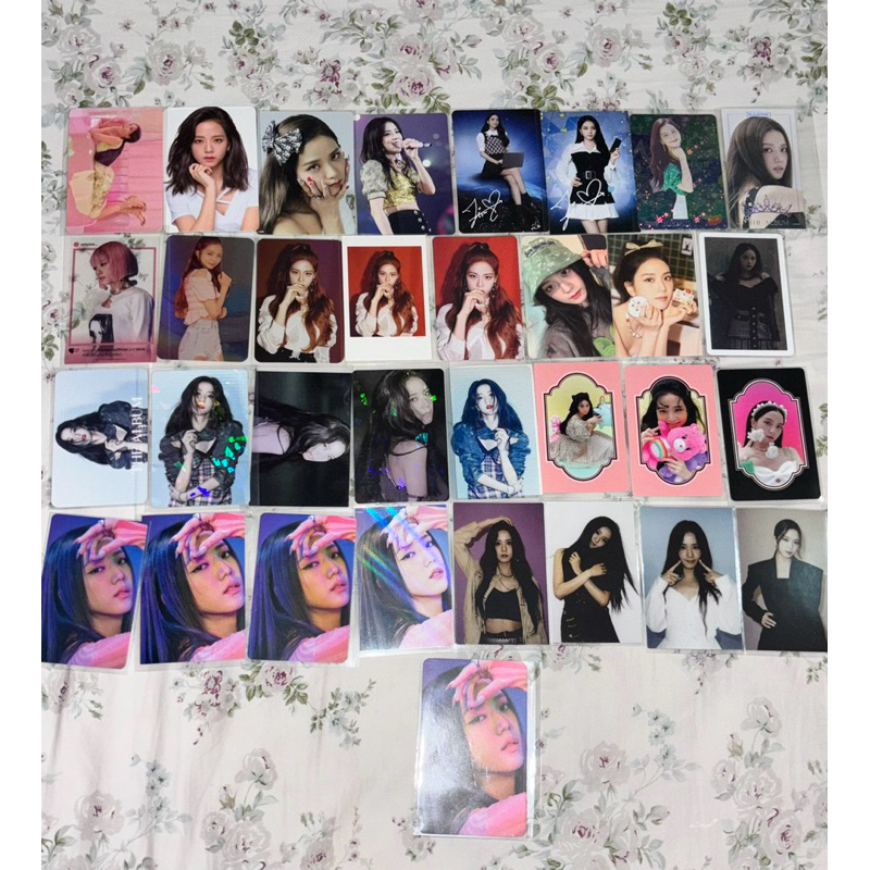 Jual Blackpink Jisoo Jennie Rose Lisa Group Photocard pc limited rare ...
