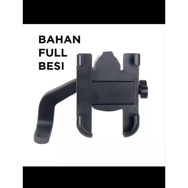 Jual Holder HP Motor Besi di Spion Motor / Stand Holder HP Motor Besi C2 | Shopee Indonesia