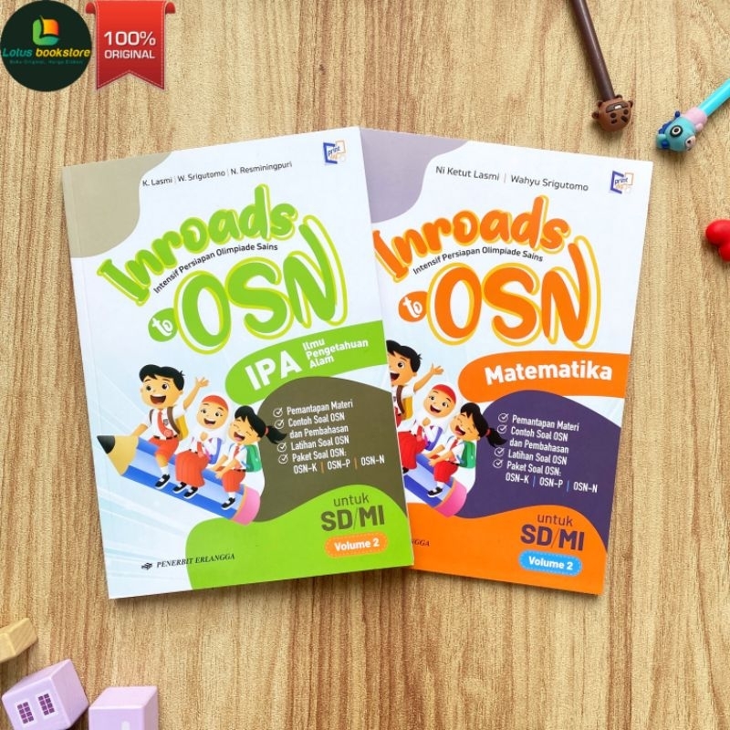 Jual Inroads to OSN untuk SD/MI - Matematika & IPA - Penerbit Erlangga ...
