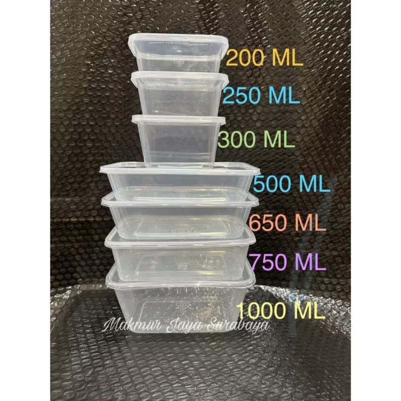 Jual (25 pcs) Thinwall Segi 200ml 250ml 300ml Victory Klir/Thinwall Persegi Panjang/Thinwall ...