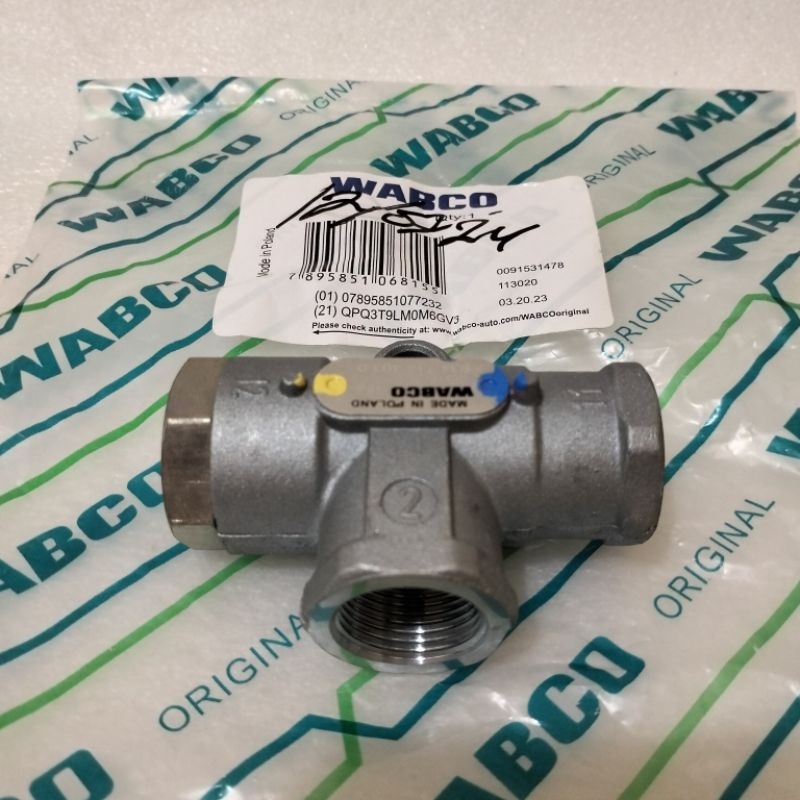 Jual DOUBLE CHECK VALVE S4730-E0020 HINO 500 FM260JD WABCO JAPAN ...