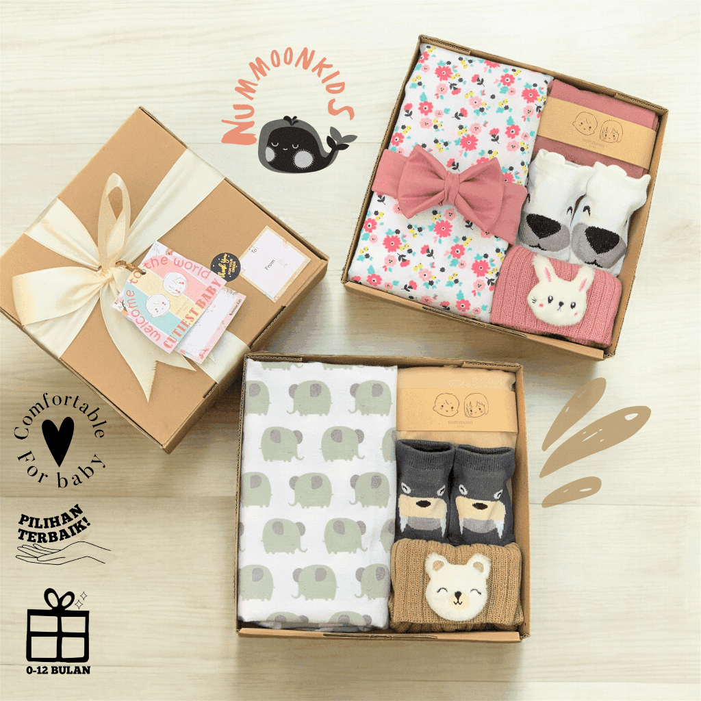 Jual NEW BUNI HADIAH BAYI BARU LAHIR, GIFT BOX NEW BORN HAMPERS NEWBORN ...