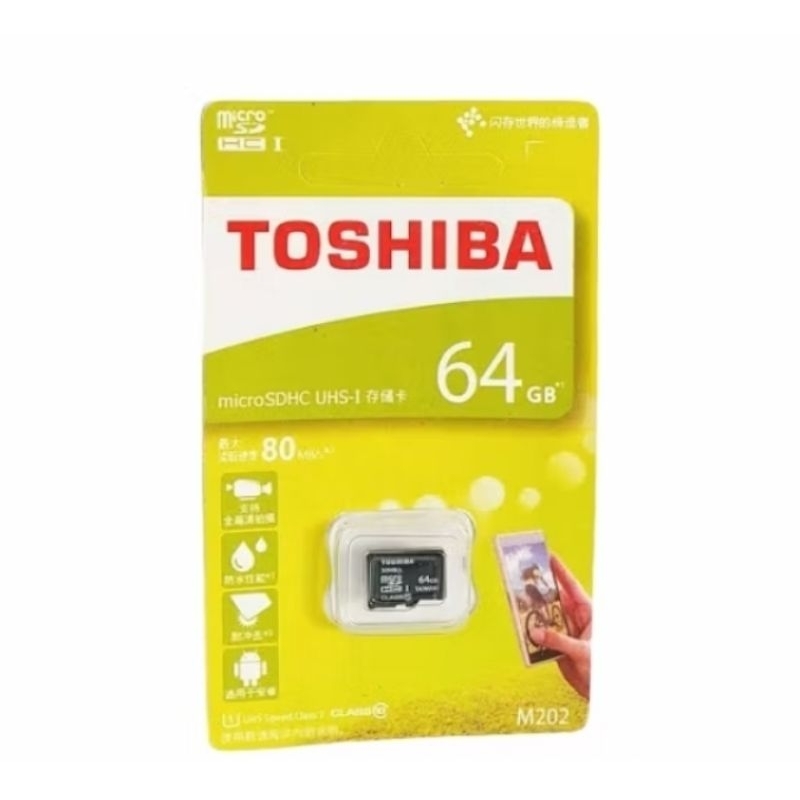 Jual Memory Card Toshiba 64 GB Micro SD Card | Shopee Indonesia