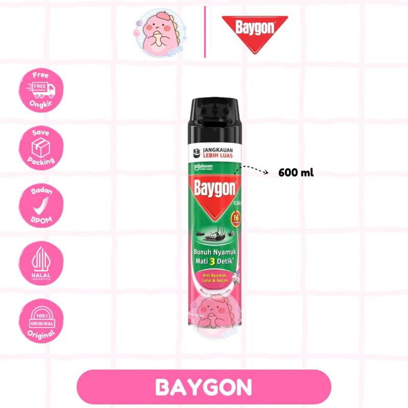 Jual Baygon Aerosol Isi 600ML, 675 ML, 200 ML | Baygon Anti Nyamuk ...