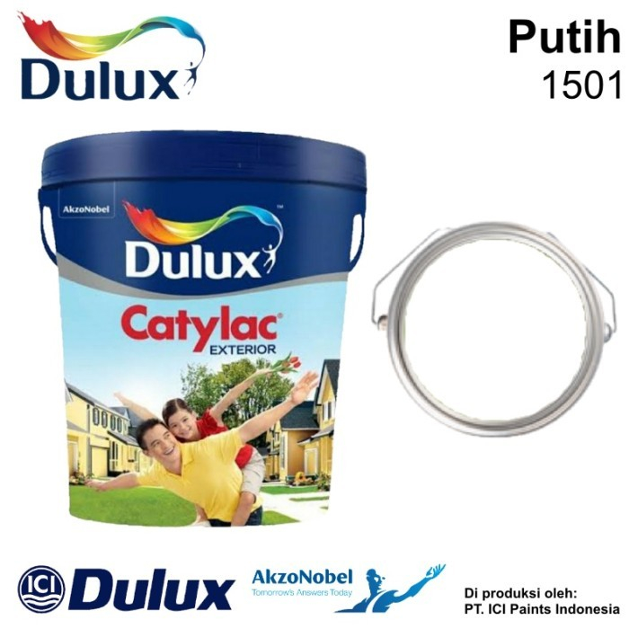 Jual CAT DULUX CATYLAC EXTERIOR 25 KG - PUTIH / WHITE 1501 | Shopee ...