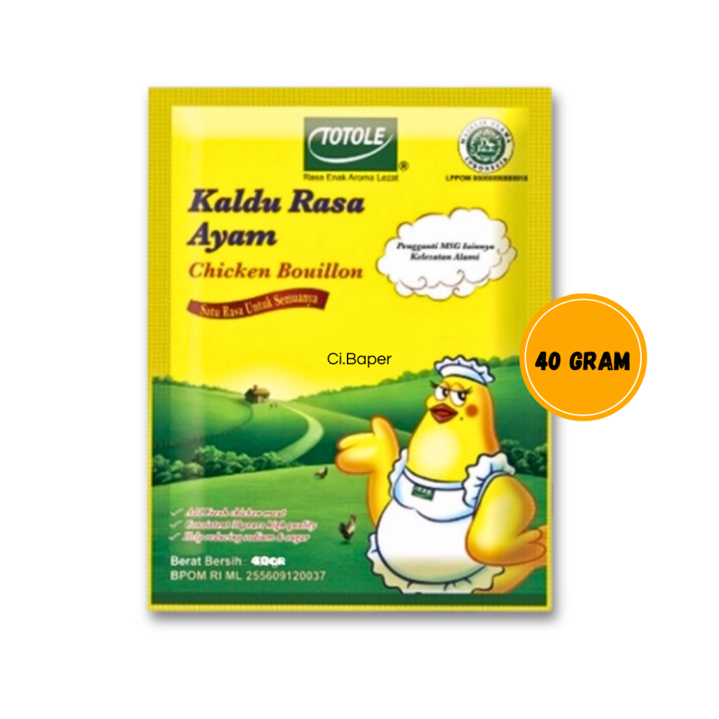 Jual Totole Kaldu Ayam 40gram / Penyedap Makanan Rasa Ayam 40gr ...