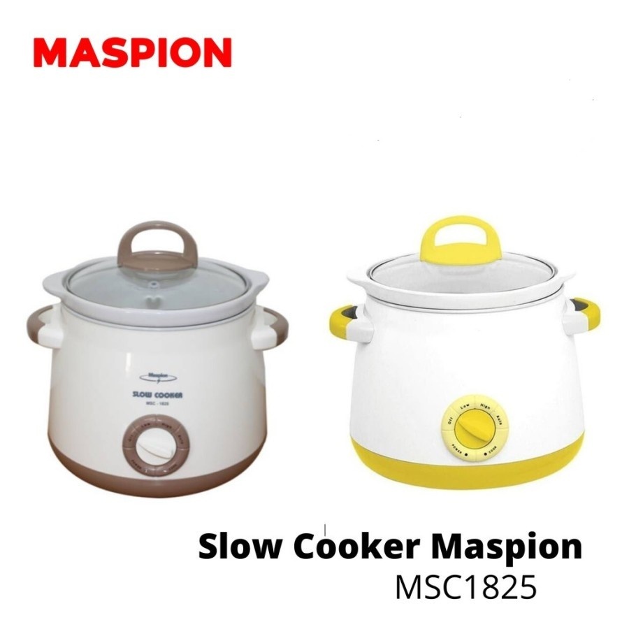 Jual MASPION SLOW COOKER MSC 8125 / MSC8125 KAPASITAS 2.5 LITER GARANSI ...