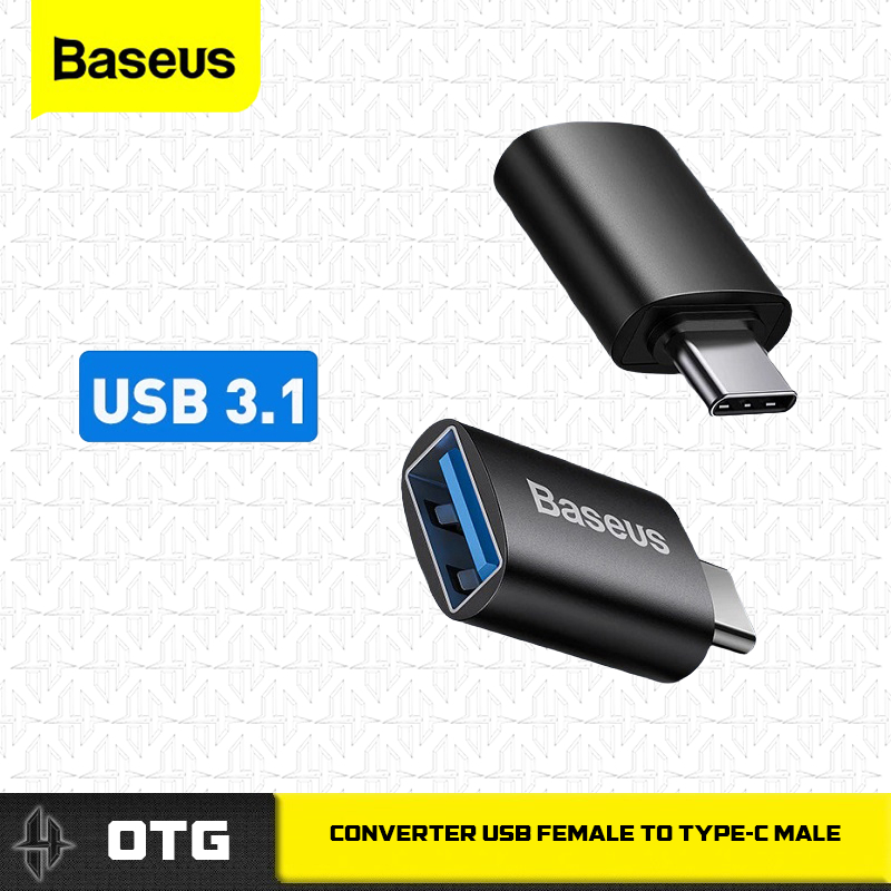 Jual Himwebstore - BASEUS Ingenuity Converter Mini OTG USB Female To ...