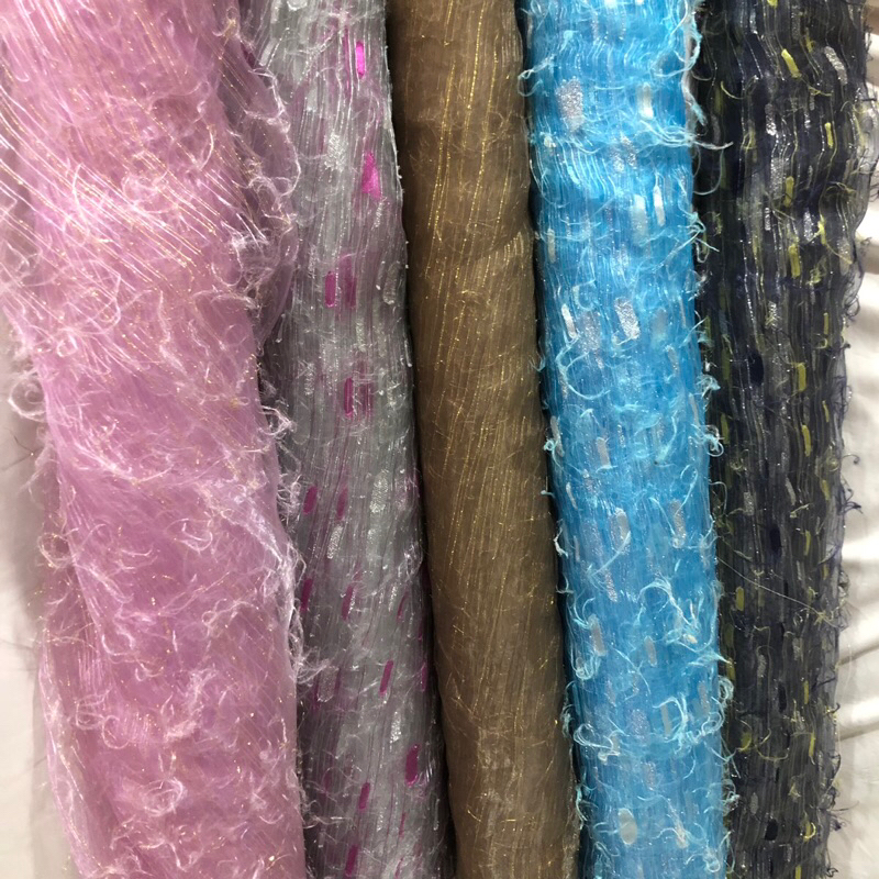 Jual Organza Motif Organza Premium Organza Meteran Kain Organza ( harga ...