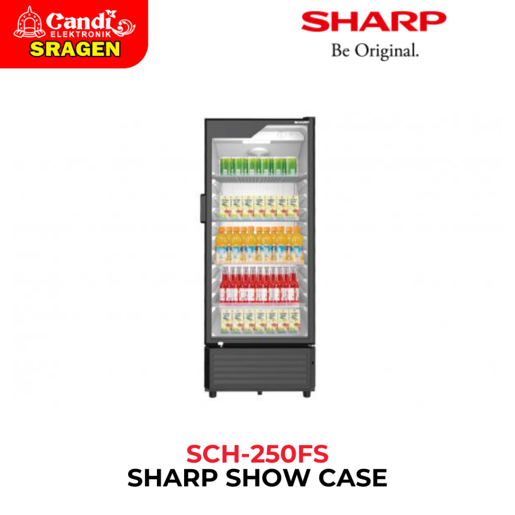 Jual SHARP Showcase Display Cooler 1 Pintu 260 Liter - SCH-250FS ...