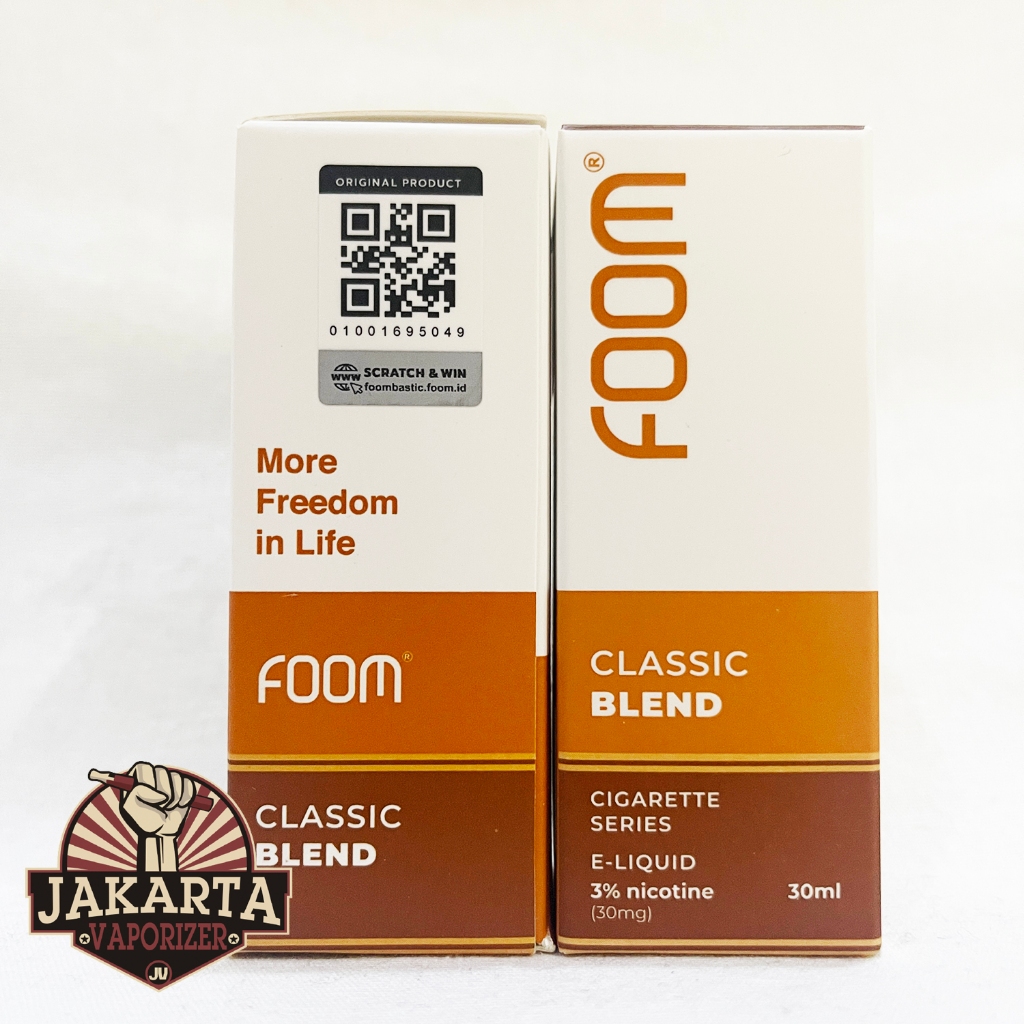 Jual [SALT] FOOM CLASSIC BLEND SALTNIC 30ML 30MG BY FOOM | Shopee Indonesia