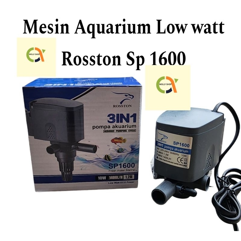 Jual Pompa Air Aquarium ROSSTON SP-1600 | Shopee Indonesia
