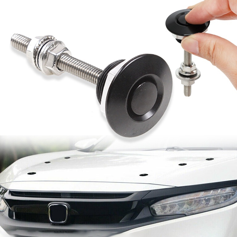 Jual 2Pcs 30mm Kit Push Button Quick Release Hood Lock Clip Car Bumper ...