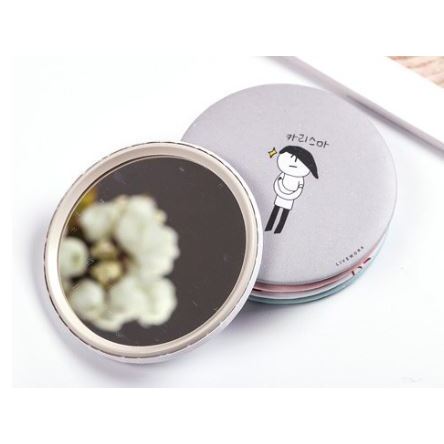 Jual Cermin Bulat Mini Karakter Kaca Cermin Make Up Mini Kaca ...