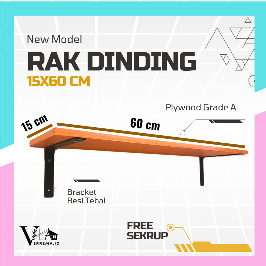 Jual Rak dinding tempel / Rak dinding / Rak dinding aesthetic / Rak ...