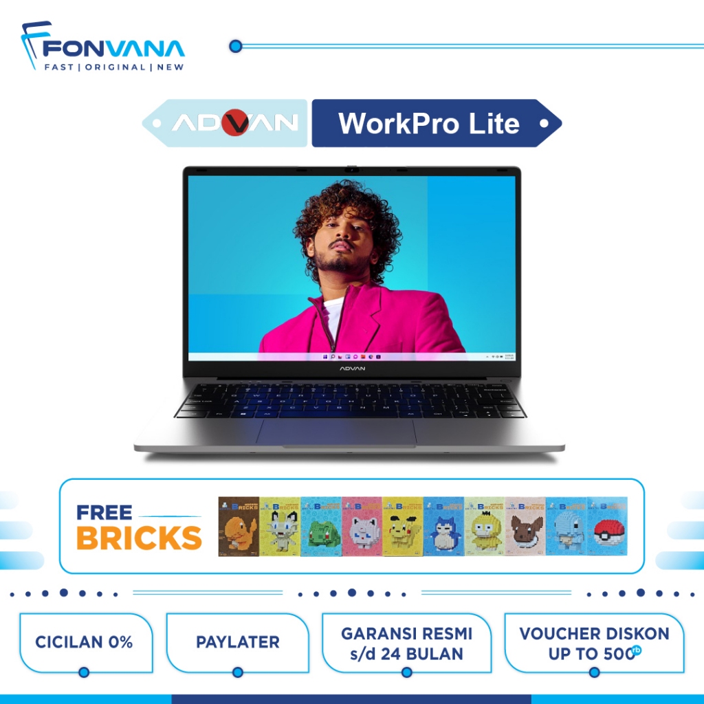 Jual Advan Laptop WORKPRO LITE i3 | Laptop WORKPRO LITE i5 14'' FHD IPS ...