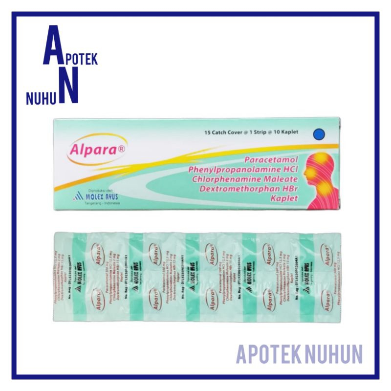 Jual Alpara Strip 10 Kaplet Obat Batuk Dan Pereda Flu | Shopee Indonesia