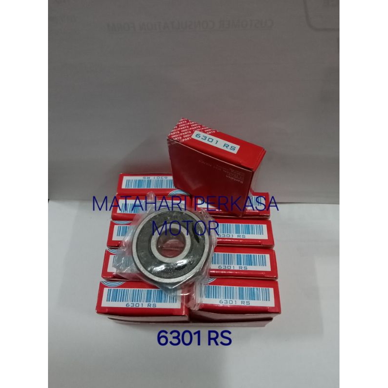 Jual Bearing Laher INDOPARTS Type 6301-RS Laher Untuk Semua Jenis Motor ...