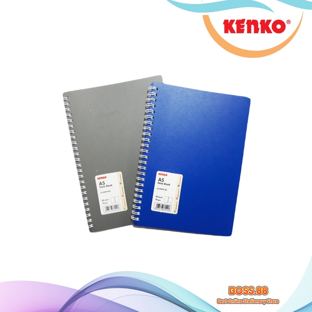 Jual NOTES SPIRAL / BUKU CATATAN SPIRAL KENKO A5 RNPP-BC (1 PCS ...