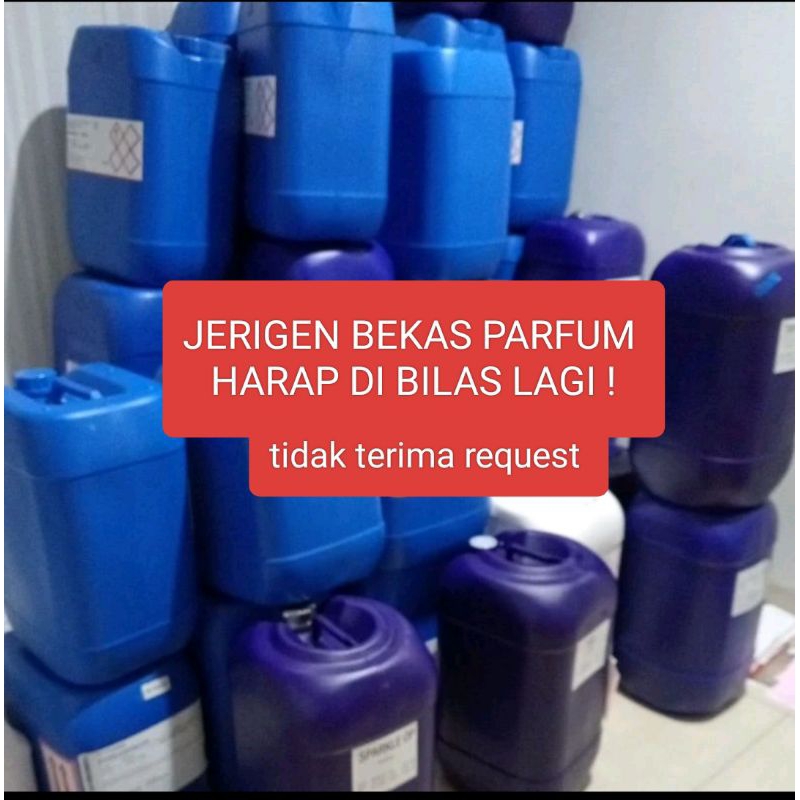 Jual JERIGEN PLASTIK BEKAS PARFUM UKURAN 25 dan 35 LITER (MOHON BILAS ...