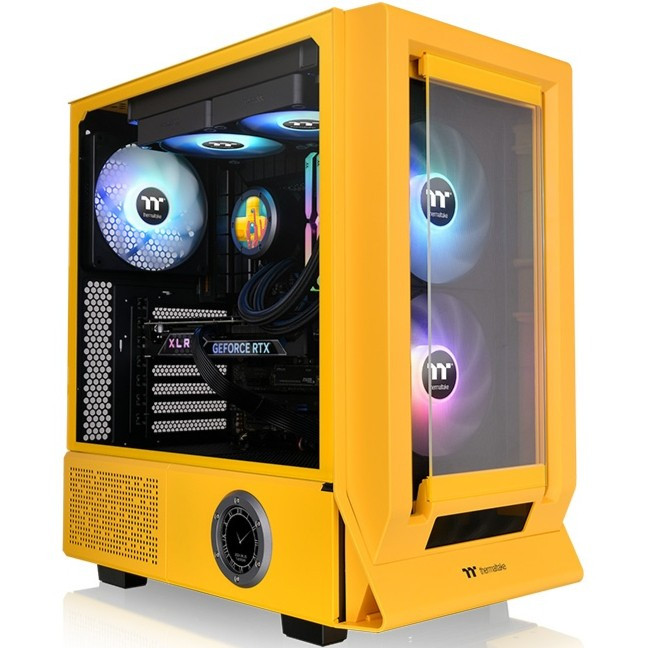 Jual THERMALTAKE CERES 350 MX BUMBLEBEE MID TOWER BTF PC CASE CASING ...