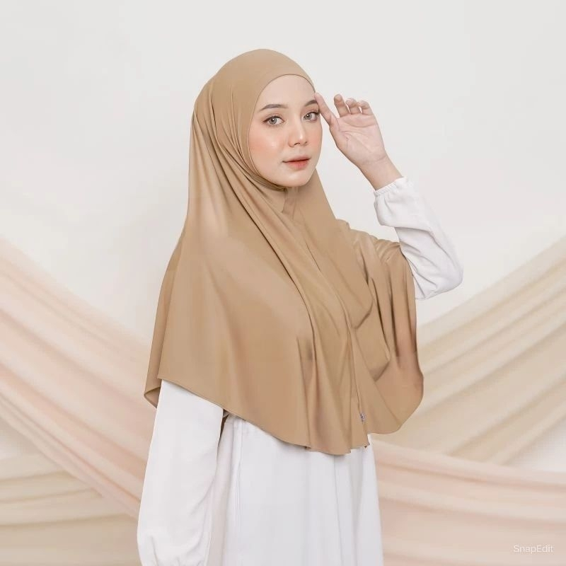 Jual NEW Bergo Malay Jersey Non Pet Jilbab Daily Instan Hijab Kerudung Hamidah Malaysia Non Pet ...