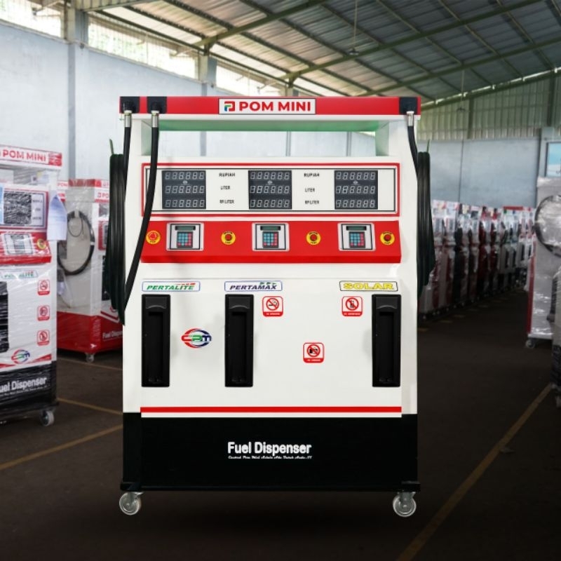 Jual POM MINI - Pertamini Digital 3 Nozzle SLIM 210+(2x110) Liter ...