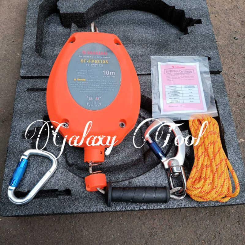 Jual Fall Arrester 6 Meter Nagasaki Retractable Fall arester alat ...