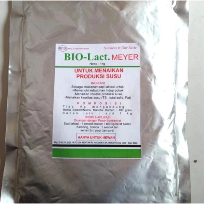 Jual BIO- Lact. Meyer, untuk menaikan produksi susu pada hewan ...