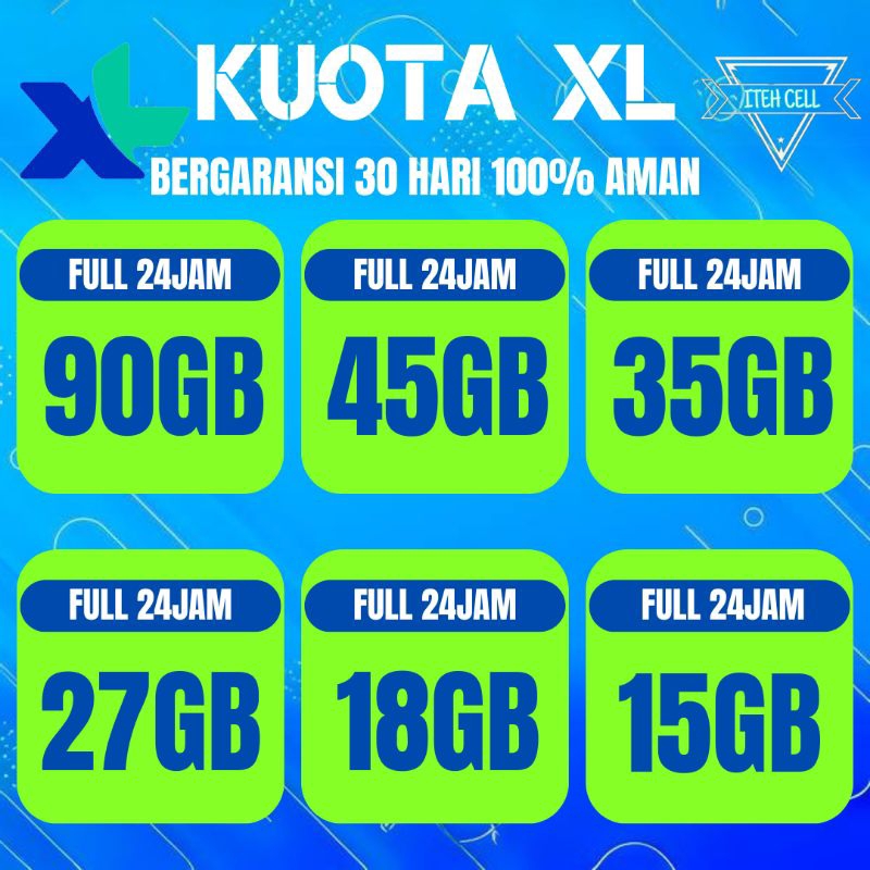 Jual PAKET DATA INTERNET XL COMBO FLEX MINI FULL KUOTA 24JAM | Shopee Indonesia