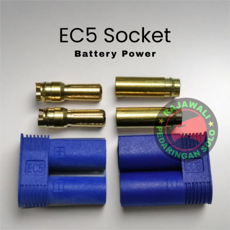 Jual SOKET EC5 5mm SOKET BATERAI SEPEDA LISTRIK MOTOR LISTRIK | Shopee Indonesia