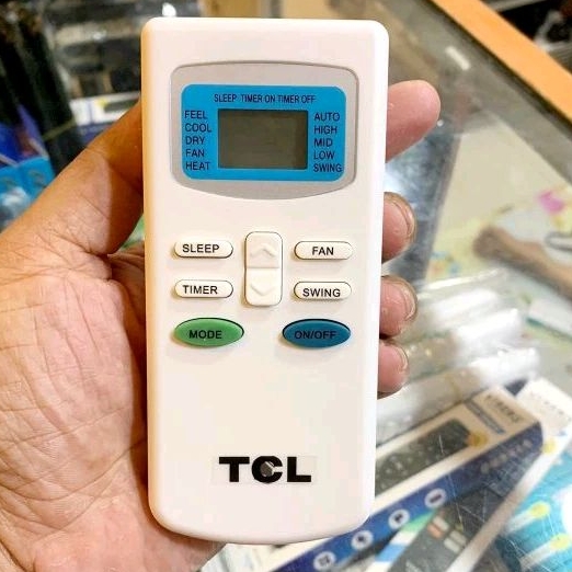 Jual REMOT REMOTE AC TCL FUJI AIRCON GRADE ORI | Shopee Indonesia