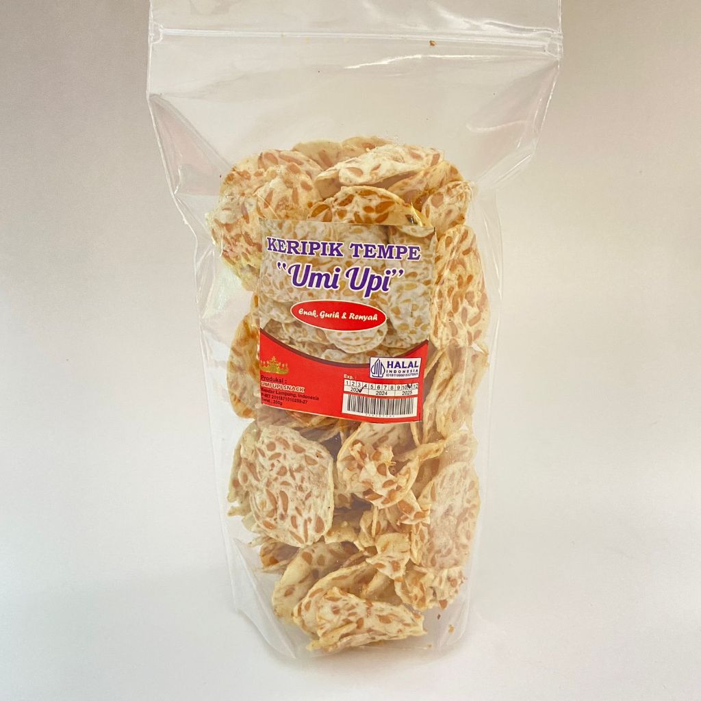 Jual Keripik Tempe Umi UPI 200gram | Shopee Indonesia