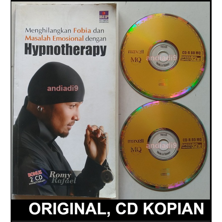 Jual MENGHILANGKAN FOBIA DAN MASALAH EMOSIONAL DENGAN HYPNOTHERAPY ROMY ...