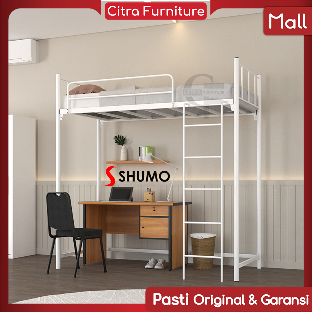 Jual Citra Furniture SHUMO ® Ranjang Tingkat Besi Meja Belajar | Study Bunk Bed By SHUMO ...