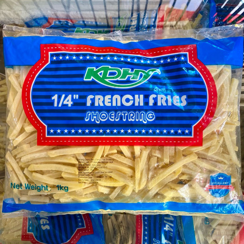Jual KDHY French Fries Shoestring 1kg | Shopee Indonesia