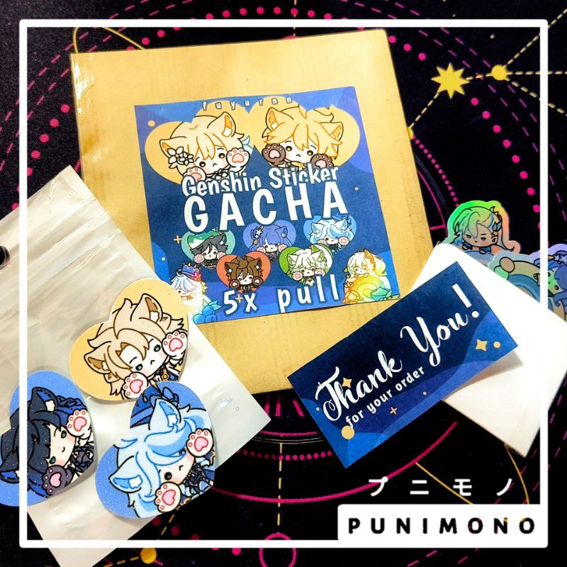 Jual Genshin Impact sticker gacha | Shopee Indonesia