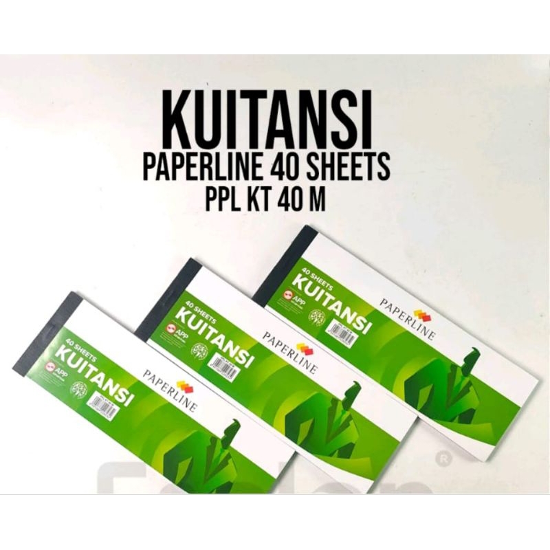 Jual kwitansi paperline kecil 40m isi 40 lembar buku kuitansi paperline kecil kt 40m | Shopee ...