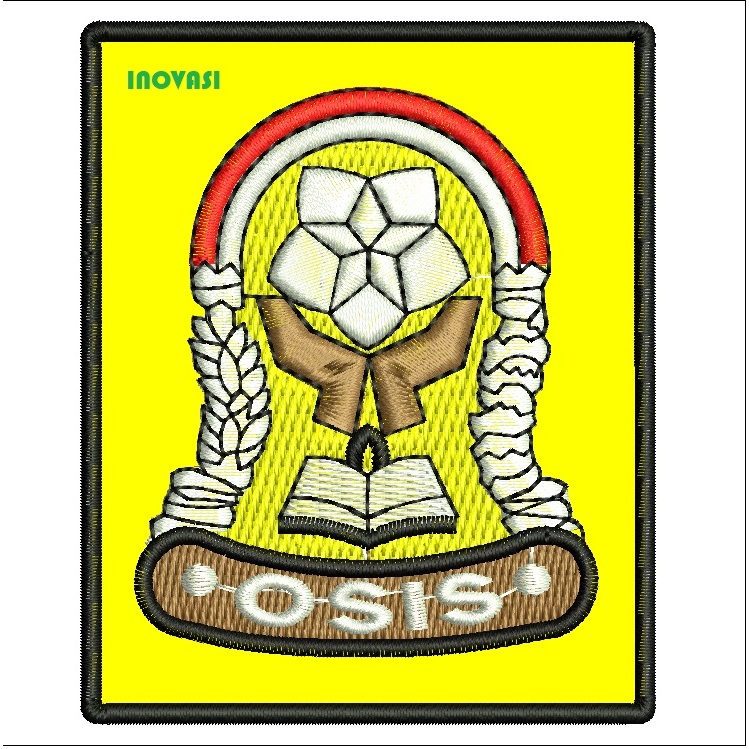 Jual BORDIR LOGO OSIS SEKOLAH SMP MURAH SATUAN DAN PARTAI BESAR ...