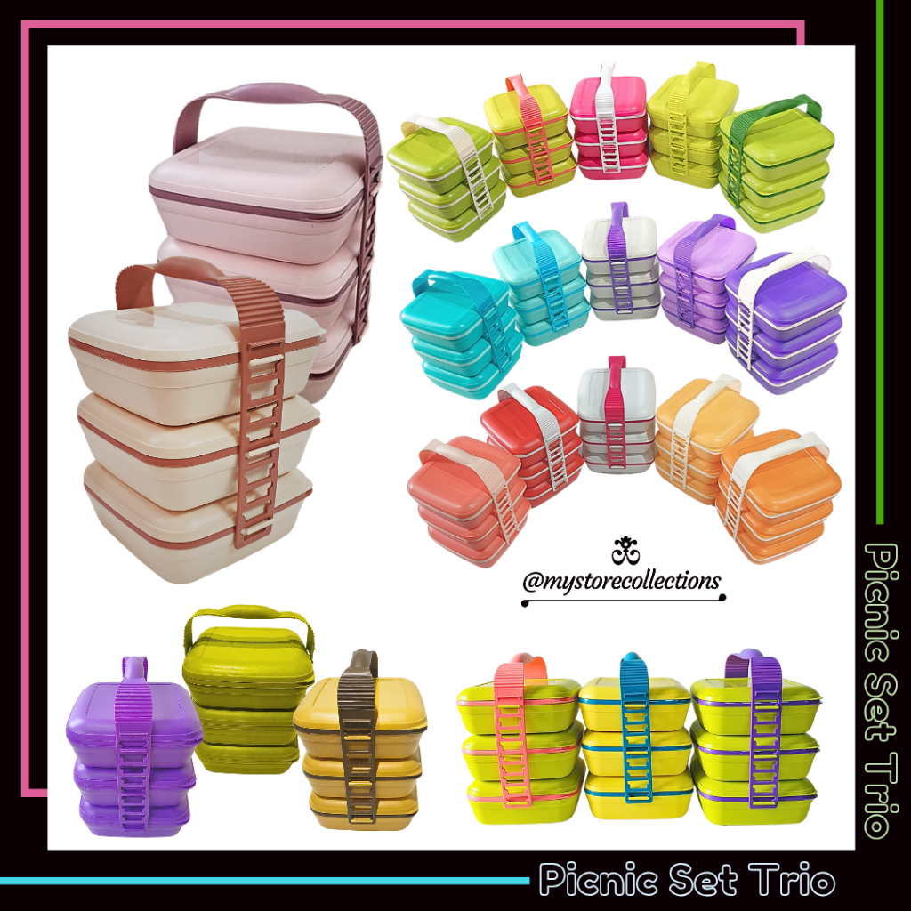 Jual Picnic Set Trio ☆ Import - Indo ( Rantang Multi fungsi ...