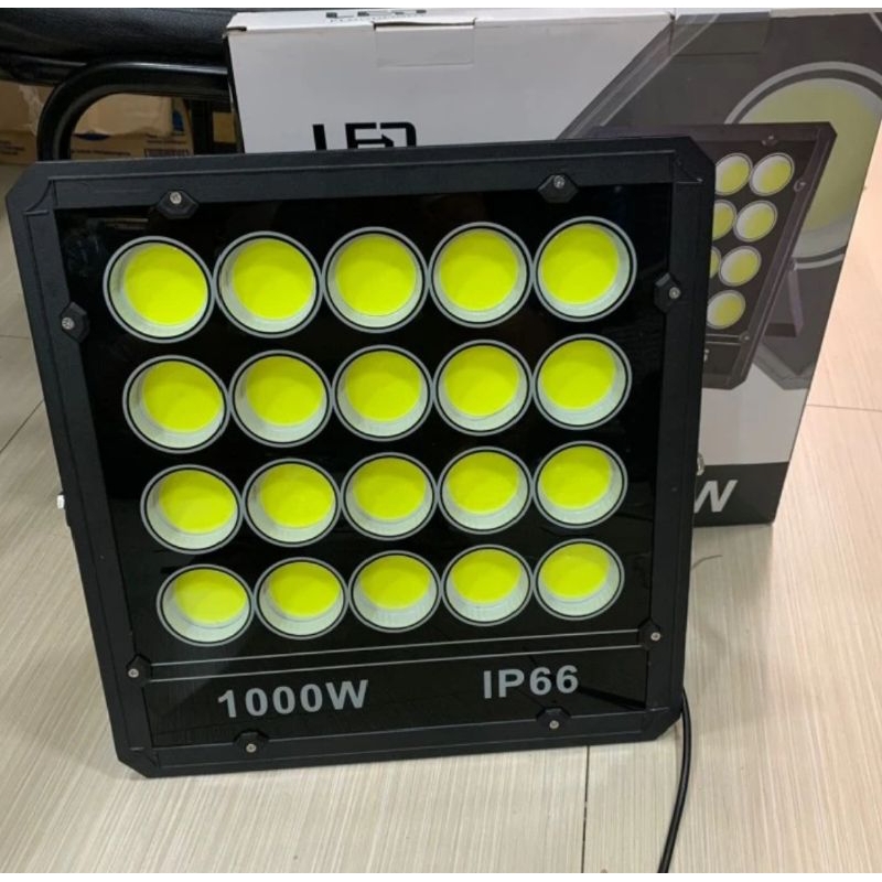 Jual Lampu Sorot COB 1000 Watt Flood Light Putih Kuning /LED 1000 Watt | Shopee Indonesia