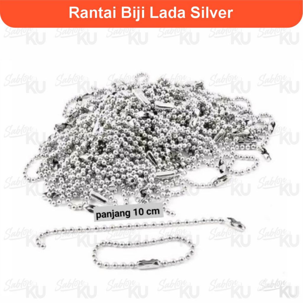 Jual Rantai rante kuku biji lada ring rantai kunci gantungan hangtag ...