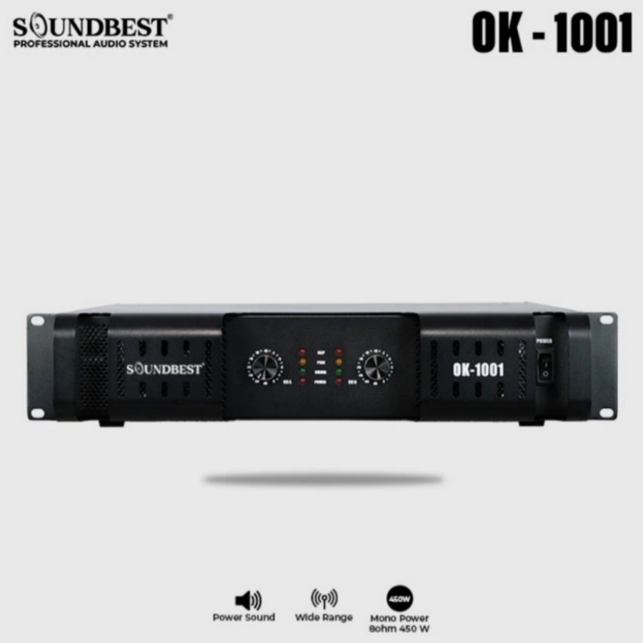 Jual Power Amplifier Soundbest OK-1001 New Original | Shopee Indonesia