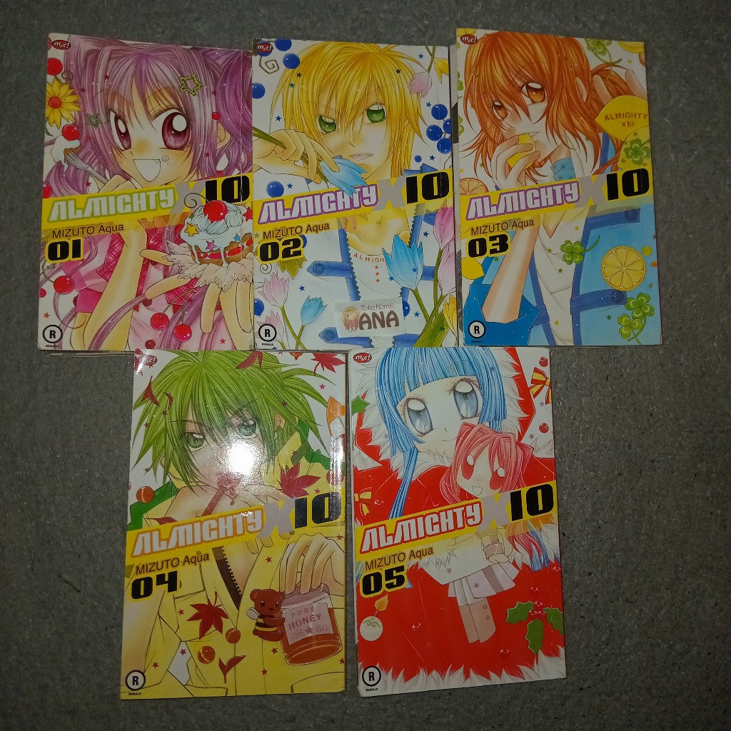 Jual Komik SET Almigthy X10 1-5 Tamat (Mizuto Aqua) | Shopee Indonesia