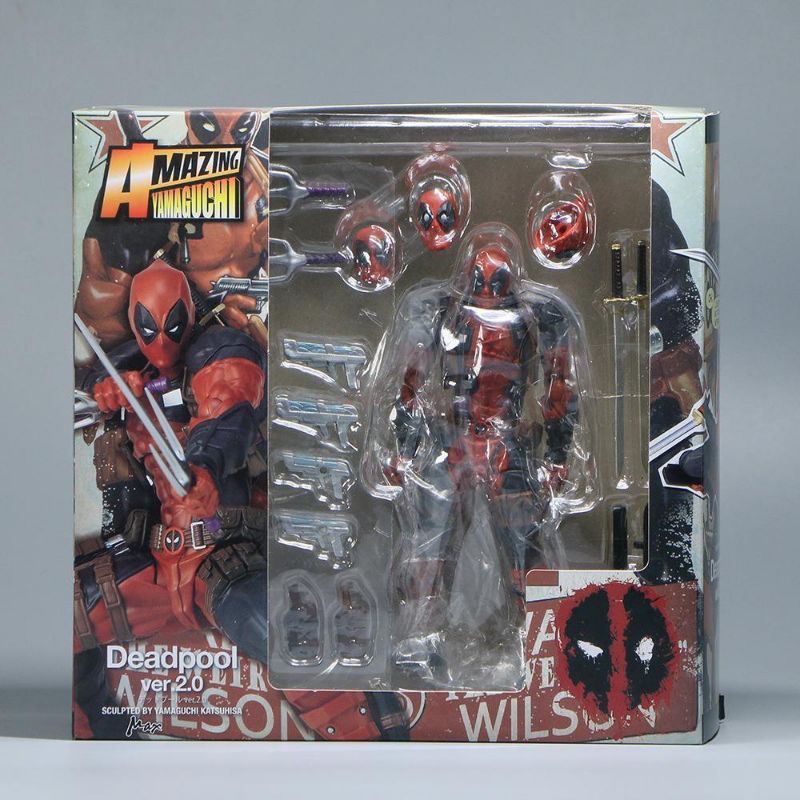 Jual Revoltech Amazing Yamaguchi Deadpool 2.0 action figure New marvel ...