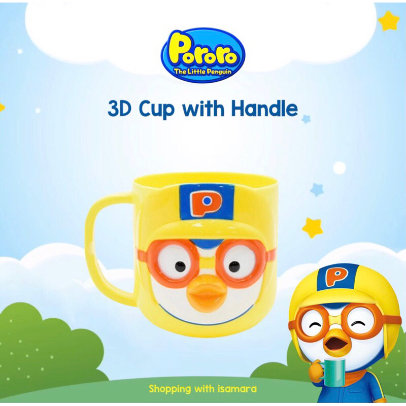 Jual Pororo 3D Cup / Mug / Gelas Minum Anak | Shopee Indonesia