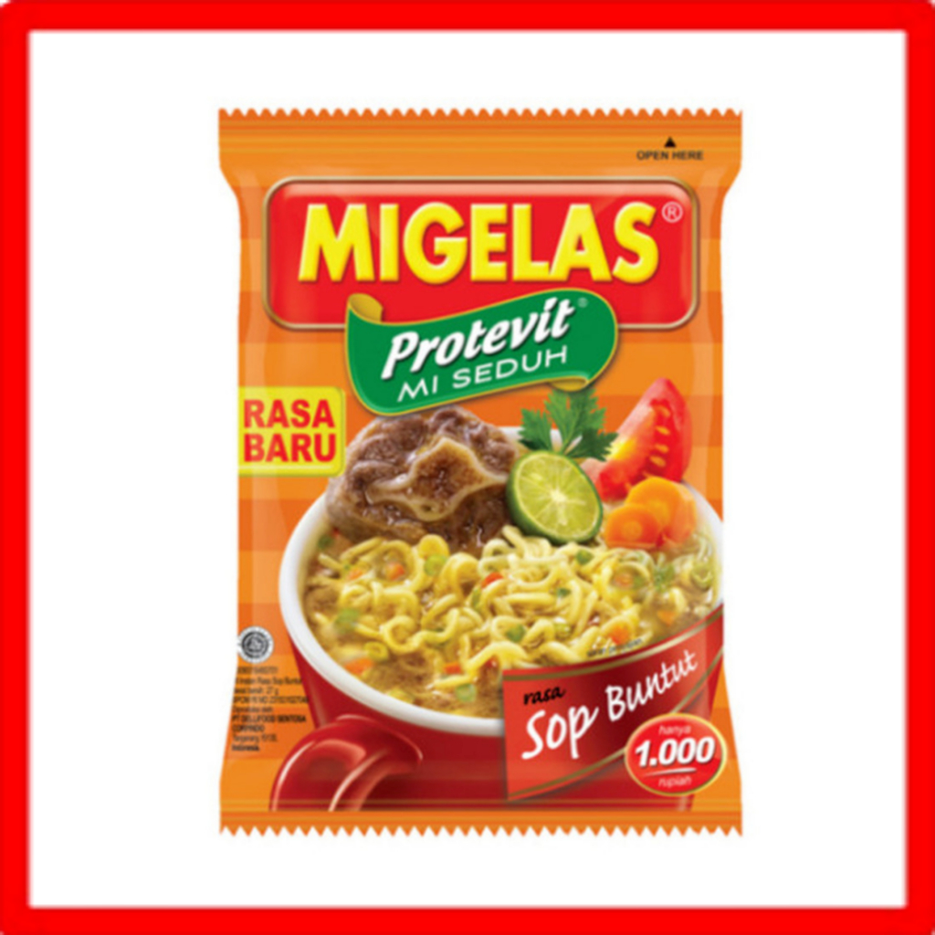 Jual MIGELAS RASA SOP BUNTUT RENCENG ISI 15 PCS | Shopee Indonesia