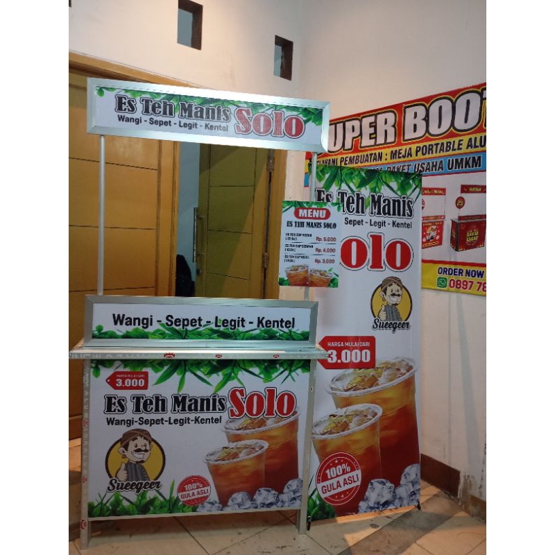 Jual booth ess teh solo portabel | Shopee Indonesia