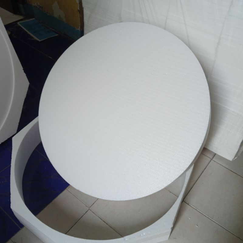 Jual Custom Dummy Styrofoam Gabus Putih Bulat | Shopee Indonesia