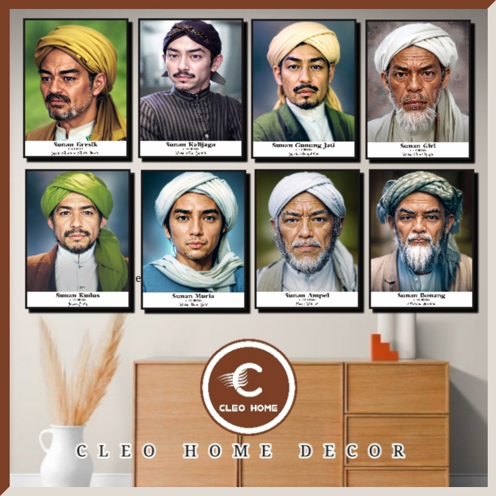 Jual CLEO HOME FOTO WALISONGO PLUS BINGKAI 6R WALI SONGO FULL HD AWS ...